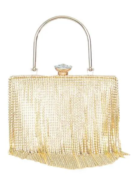 LAUREN LORRAINE Dangle Clutch - Gold