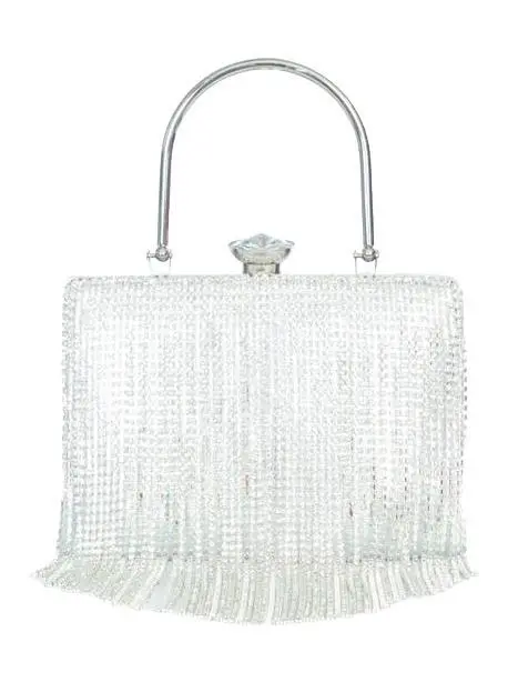 LAUREN LORRAINE Dangle Clutch - Silver