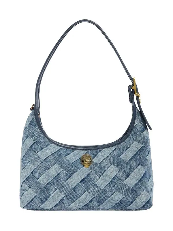 Kurt Geiger Denim Shoulder Bag - Navy