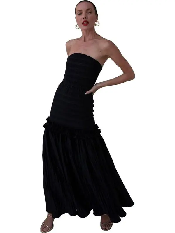 L'IDEE Camille Gown - Noir