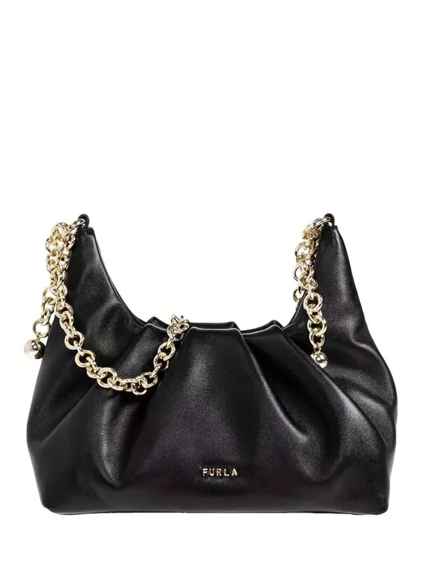 Furla Delia Chain Shoulder Bag - Black