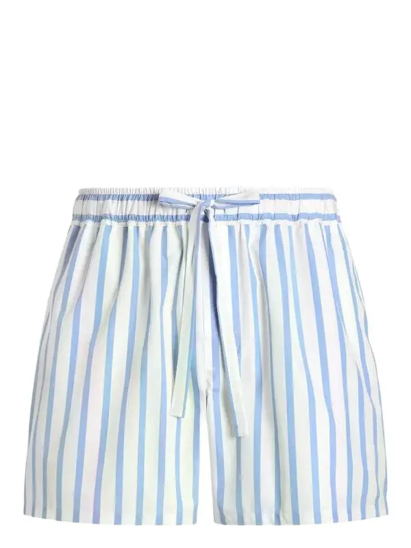 Dolce & Gabbana Striped Drawstring Shorts - White