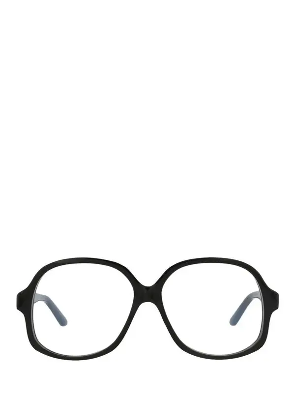 Valentino Garavani Optical Frames Round Frame Acetate - Black Black Transparent (vlx/177a/59)