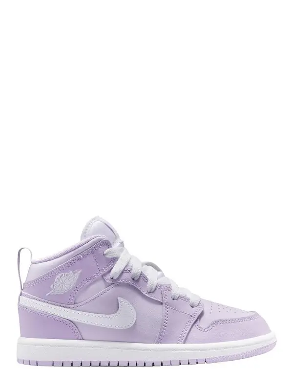 JORDAN 1 Mid Sneakers - Violet Mist/barely Grape/white