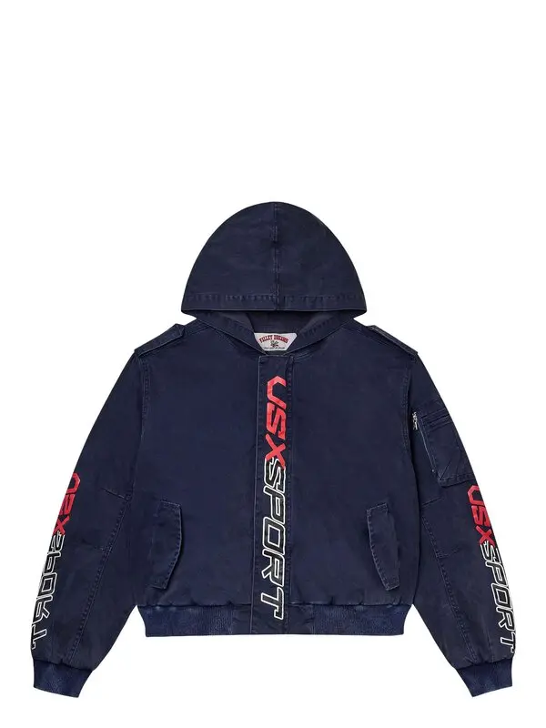 VALE FOREVER Hooded Bomber - Blue