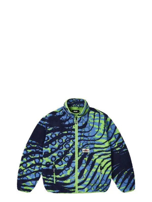 PALACE Indoor Funnel Fleece 'space Ramble - Blue