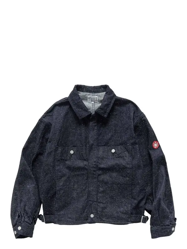 CAV EMPT Nep Denim Trucker Jacket - Blue