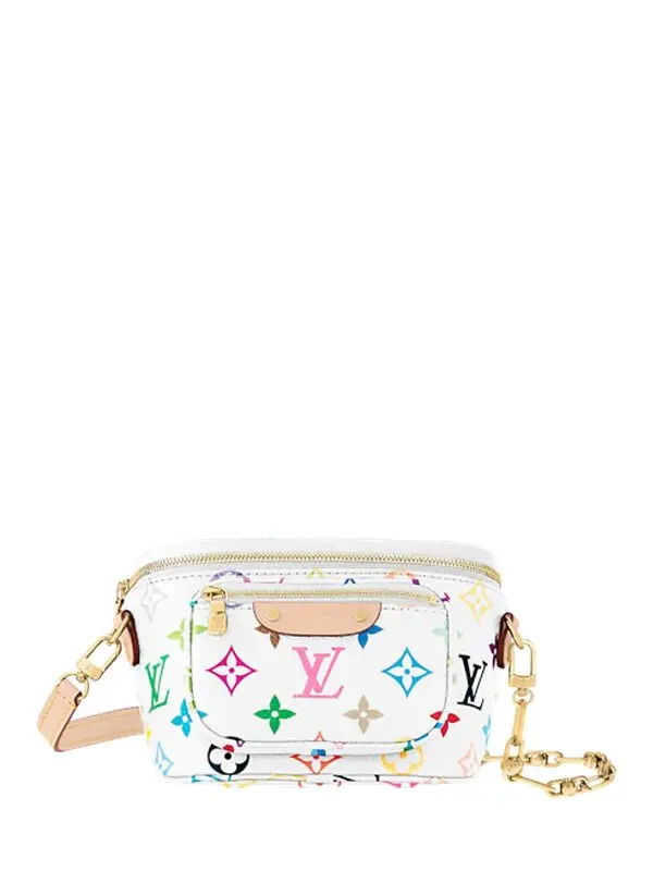 LOUIS VUITTON X Takashi Murakami Mini Bumbag - White
