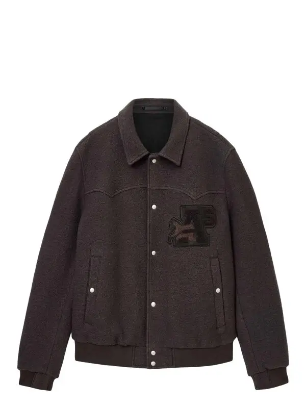 ALLSAINTS Wool Royce Bomber Jacket - Brown