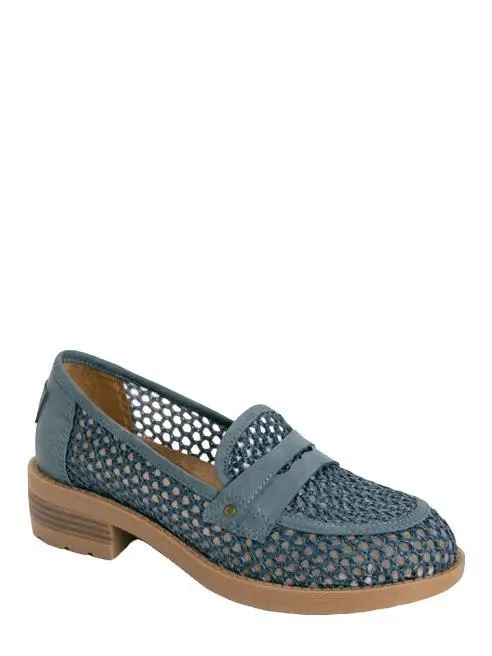 MUK LUKS Vania Heeled Loafer - Dusty Blue