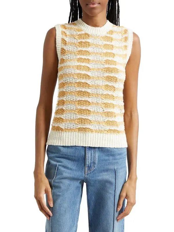 Ulla Johnson Patrizia Stripe Knit Tank - Beach