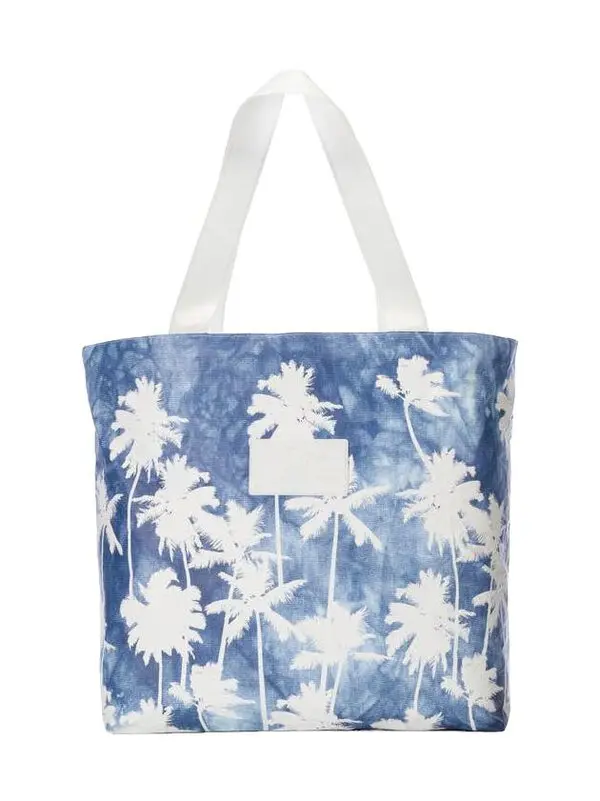 ALOHA COLLECTION Day Tripper Coco Palms Tote - Indigo