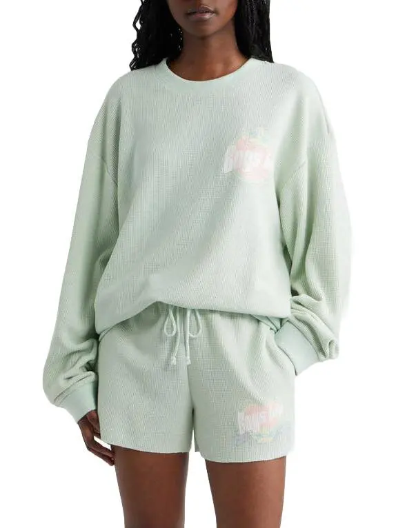 BOYS LIE Kara Thermal Sweatshirt - Sage