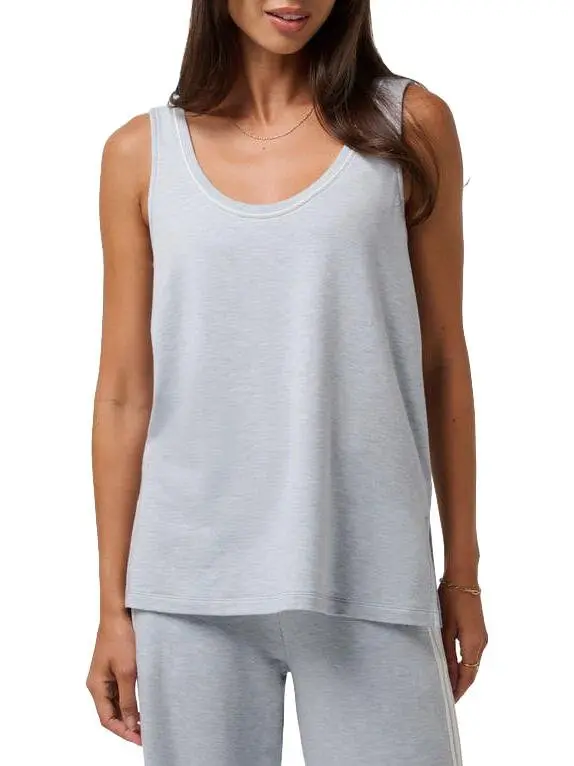 Travis Mathew Cloud Terry Varsity Tank - Heather Ashley Blue