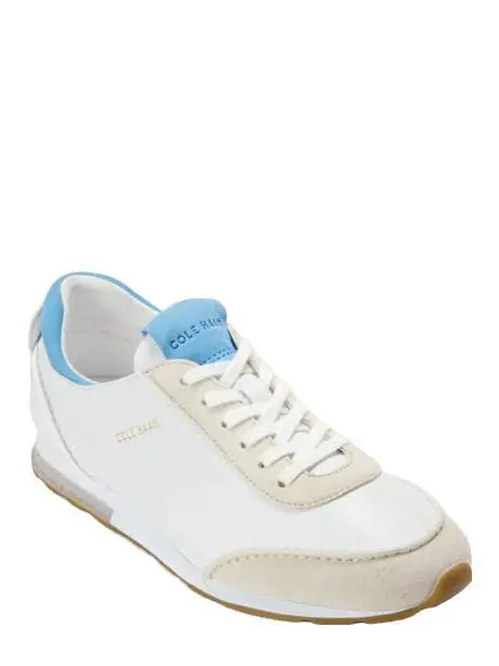 Cole Haan Grandpro Lp Runner Energyweave Sneakers - White/silver Birch/azure Blue