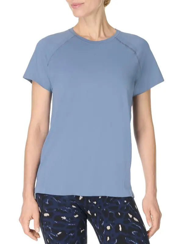Sweaty Betty Essentials Seamless Workout T-shirt - Luxe Blue