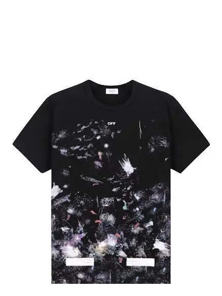 Off-White Galaxy Brushed T-shirt - Black/blue