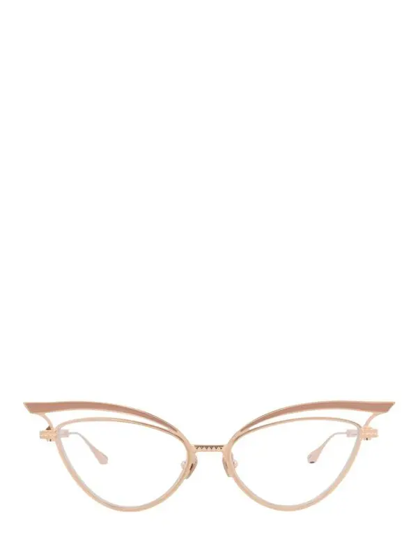 Valentino Garavani Optical Frames Cat Eye Metal - Rose Gold Rose Gold Transparent (vlx/118f/55)