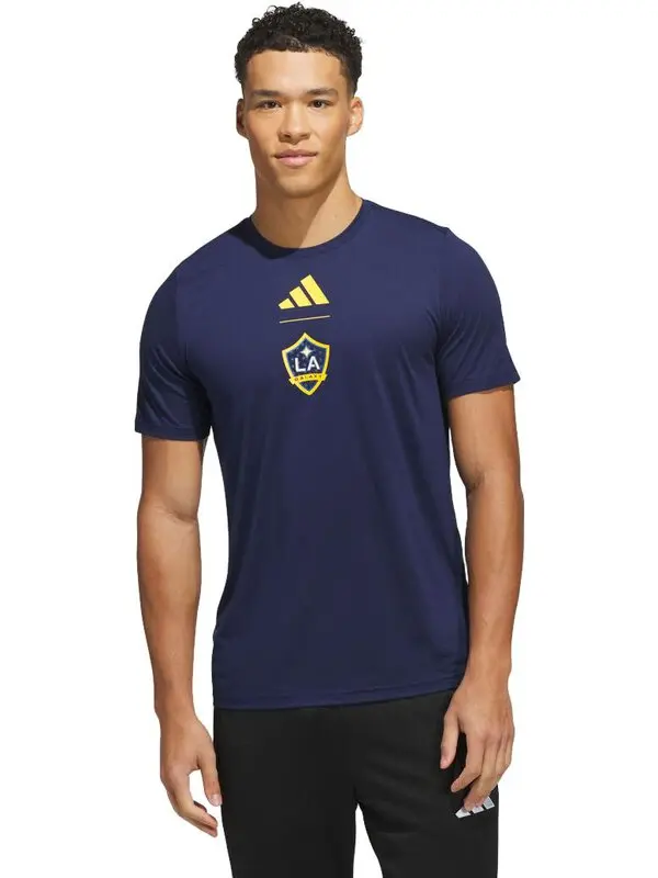 Adidas Los Angeles Galaxy Short Sleeve Pregame T-shirt Team Navy - Team Navy / Multi