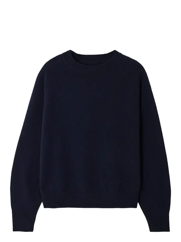 JAMIE HALLER Cashmere Crewneck Sweater - Blue