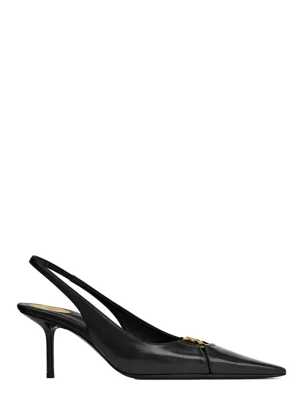 Saint Laurent Babylone Slingback Pumps - Black