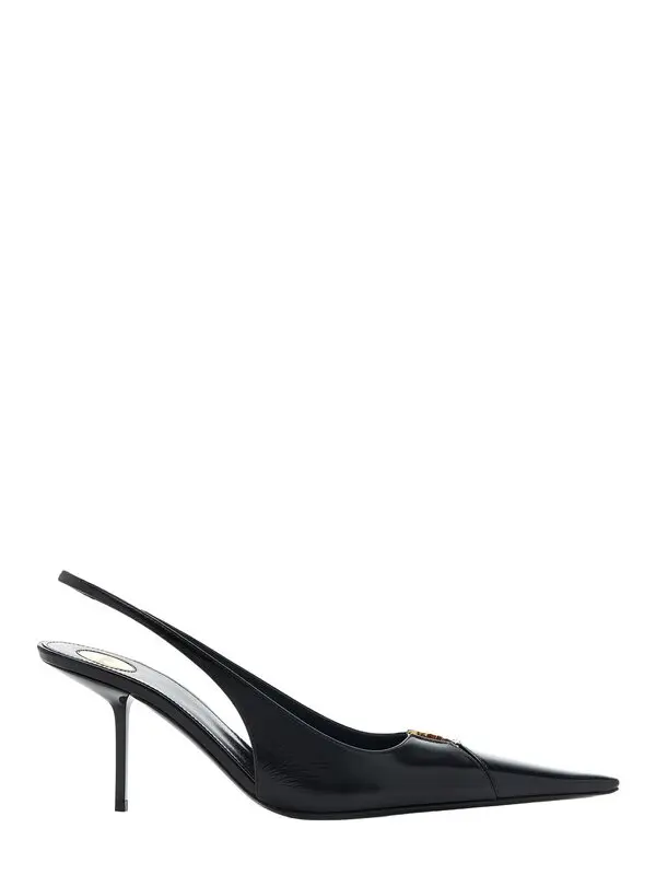 Saint Laurent Babylone Slingback Pumps - Black