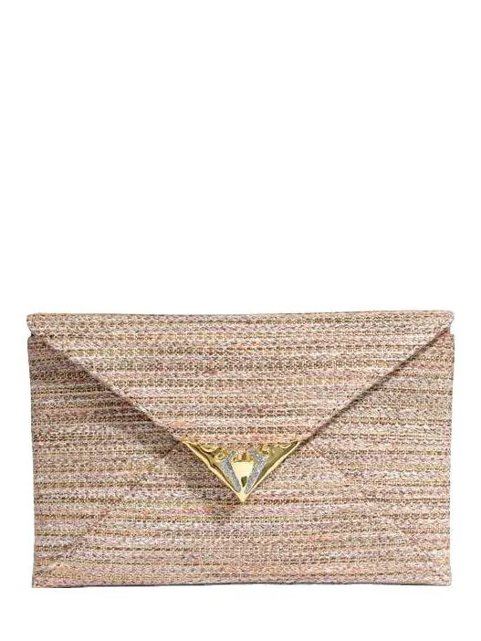 Alexis Bittar Envelope Clutch Bag - Sunset Blush