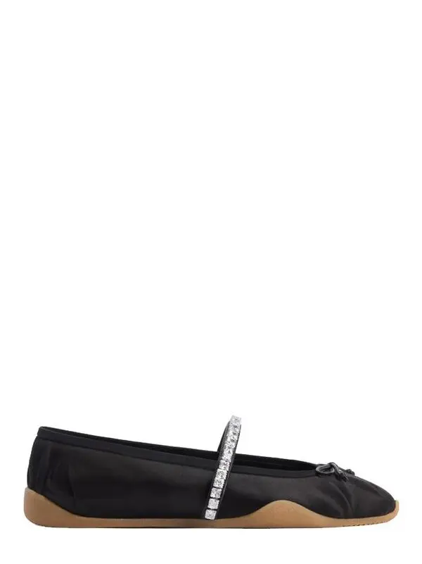 GIUSEPPE ZANOTTI Gz Top Ballet Strass - Black