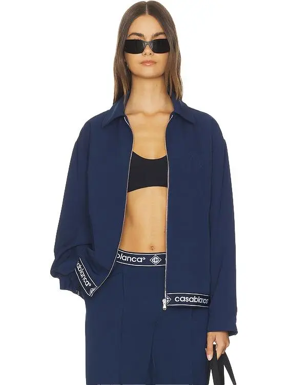 Casablanca Sports Tailored Jacket - Navy