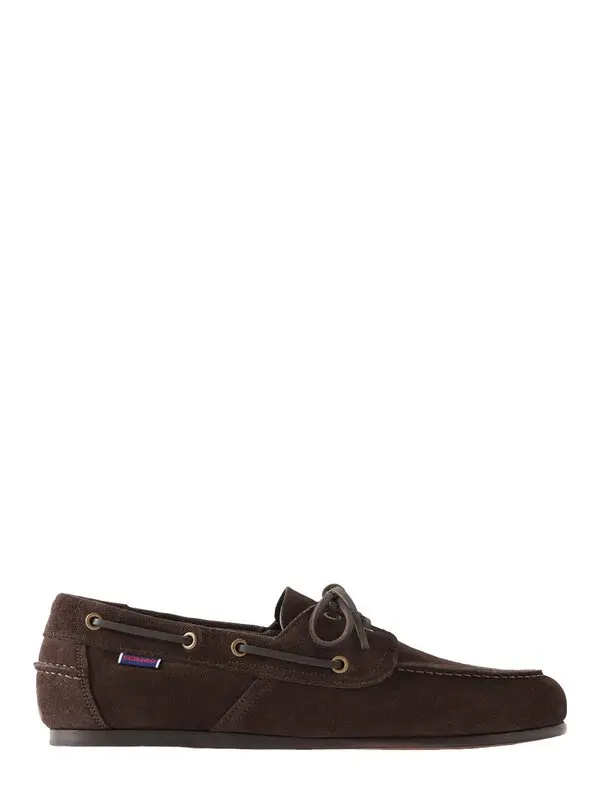 SEBAGO Owen Suede Boat Shoes - Brown