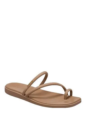 Pink Crocs Miami Toe-loop Sandal - Brown