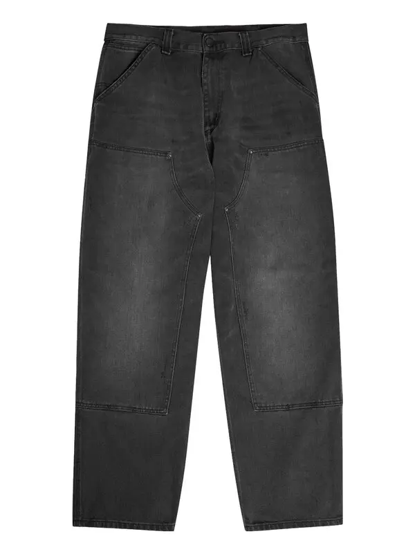 Carhartt Work In Progress Panelled Wide-leg Denim Jeans - Black
