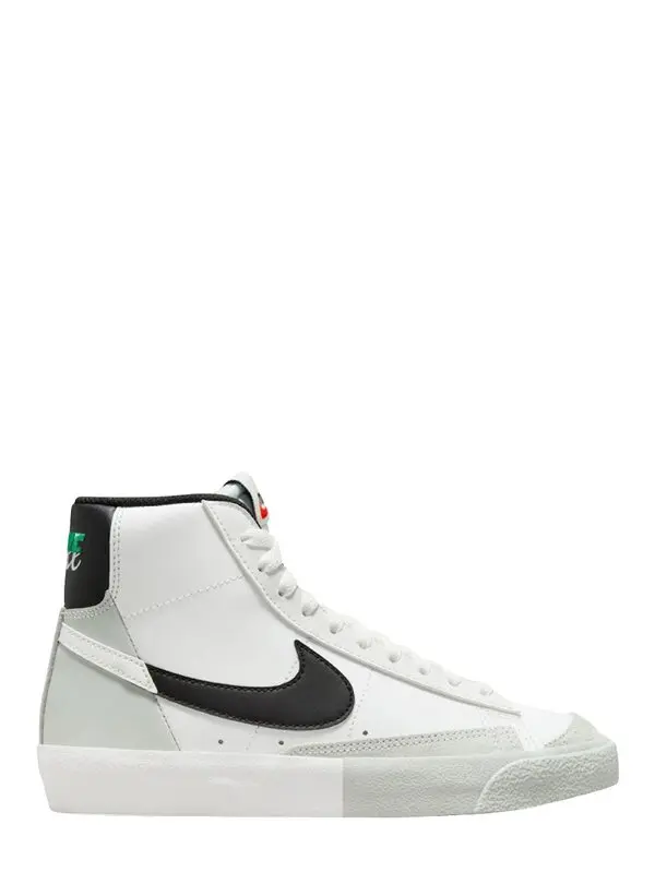 Nike Blazer Mid '77 Se Split High-top Sneakers - Summit White/black/light Silver