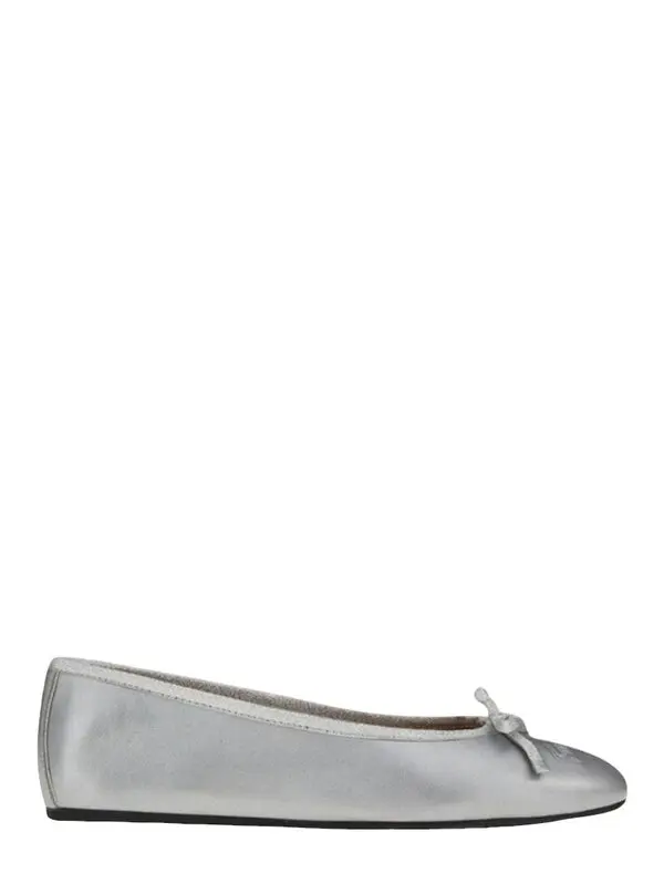 FERRAGAMO Ballerina Ballet Flats - Silver