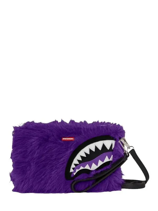 SPRAYGROUND Furzilla Shark Crossover Clutch Bag - Multicolor