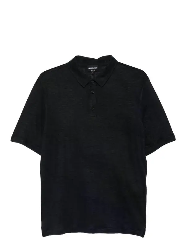 Giorgio Armani Short-sleeves Polo Shirt - Blue
