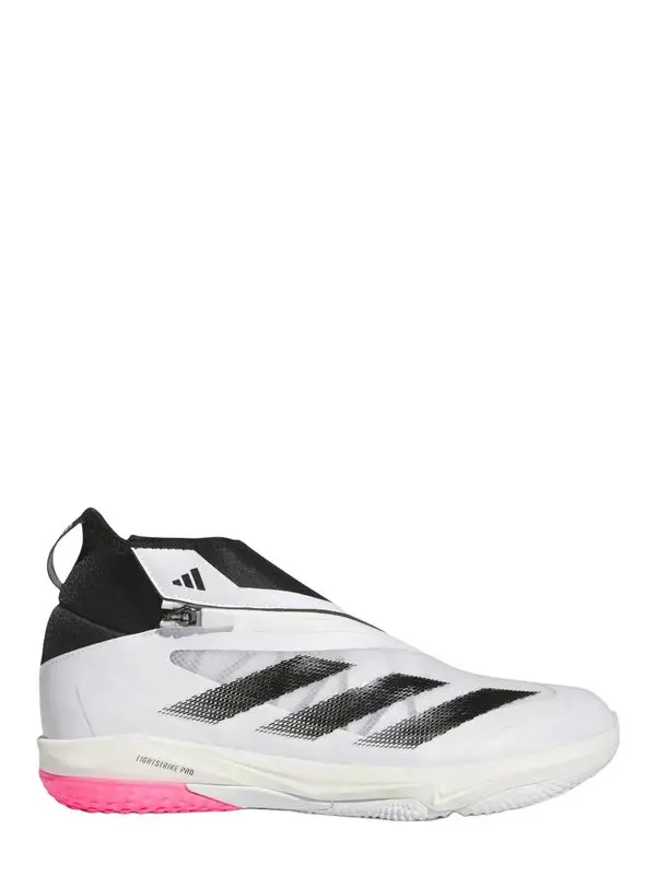 Adidas Striped Zip Sneakers - White