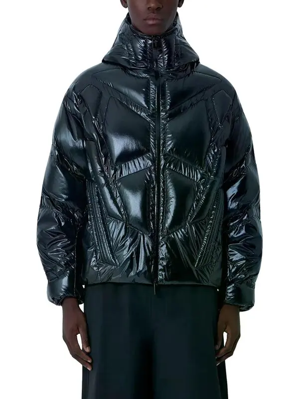 Moncler Bahianinha High-shine Down Jacket - Black