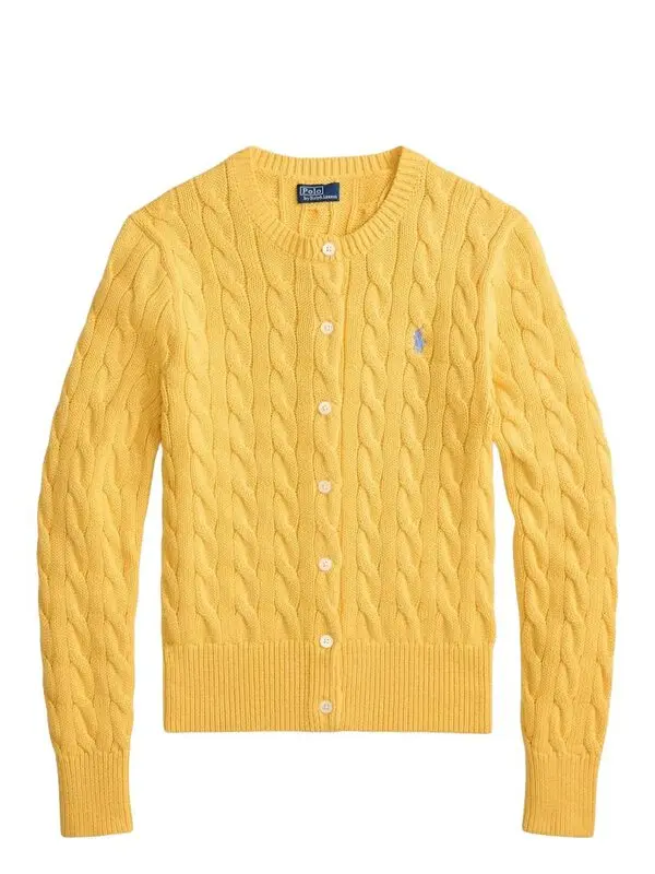Polo Ralph Lauren Long Sleeve Cardigan - Fall Yellow