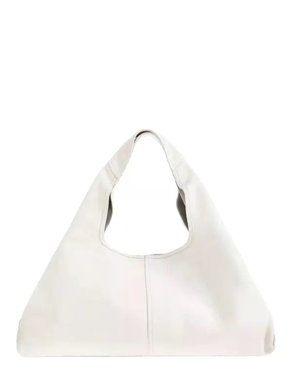 Ami Etienne Leather Shoulder Bag - Neutrals