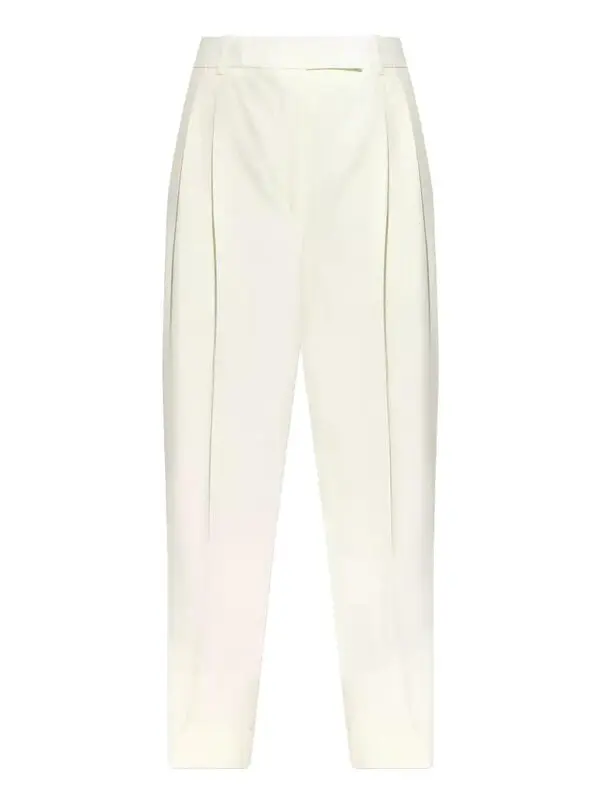 RÓHE Pleated Cuffed Trousers - Neutrals