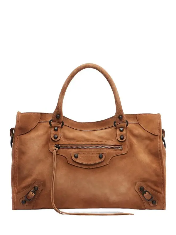 Balenciaga Le City Medium Top-handle Bag - Beige