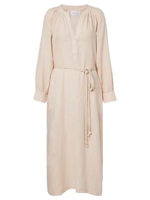 Velvet By Graham & Spencer Dakota Linen Maxi Dress - Beige