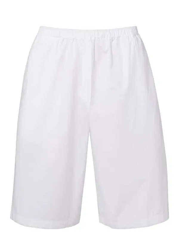 Velvet By Graham & Spencer Tomoko Cotton Poplin Shorts - White