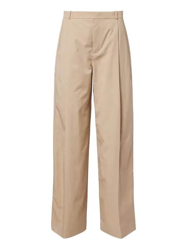 Vince Camille Wide-leg Trousers - Beige