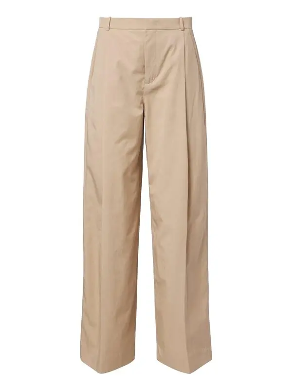 Vince Camille Wide-leg Trousers - Beige
