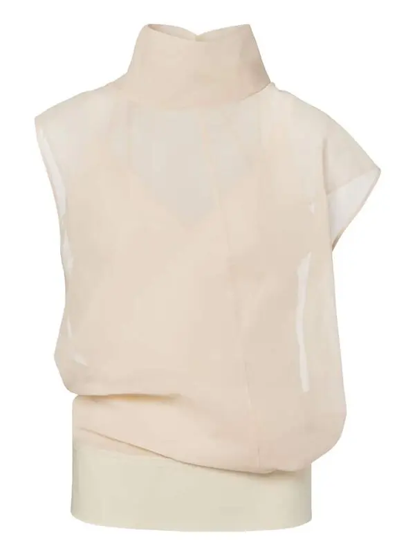 Sportmax Spsgrado Cotton Top - White