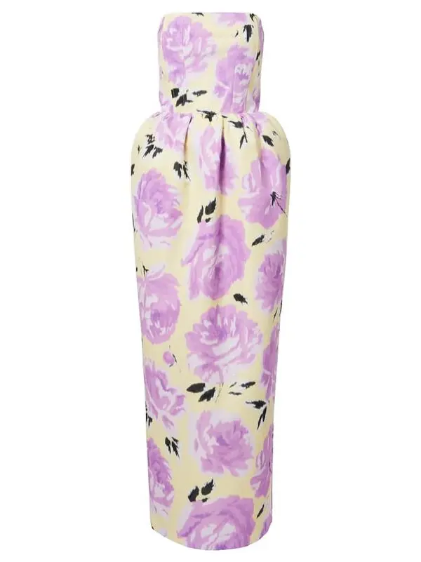 PATOU Floral Gown - Multicoloured