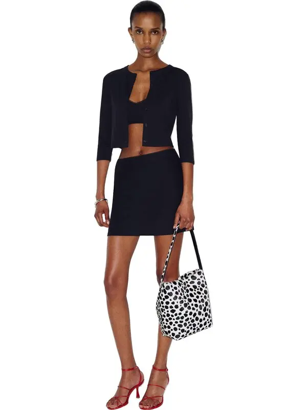 REFORMATION Ava Knit Three Piece Set - Black