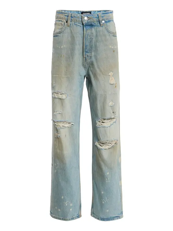 EB DENIM Sofia High-rise Relaxed Jeans - Light Wash